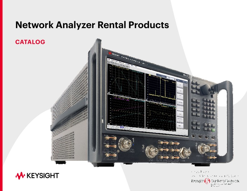 Network Analyzer Rental Products Catalog PDF Asset Page | Keysight